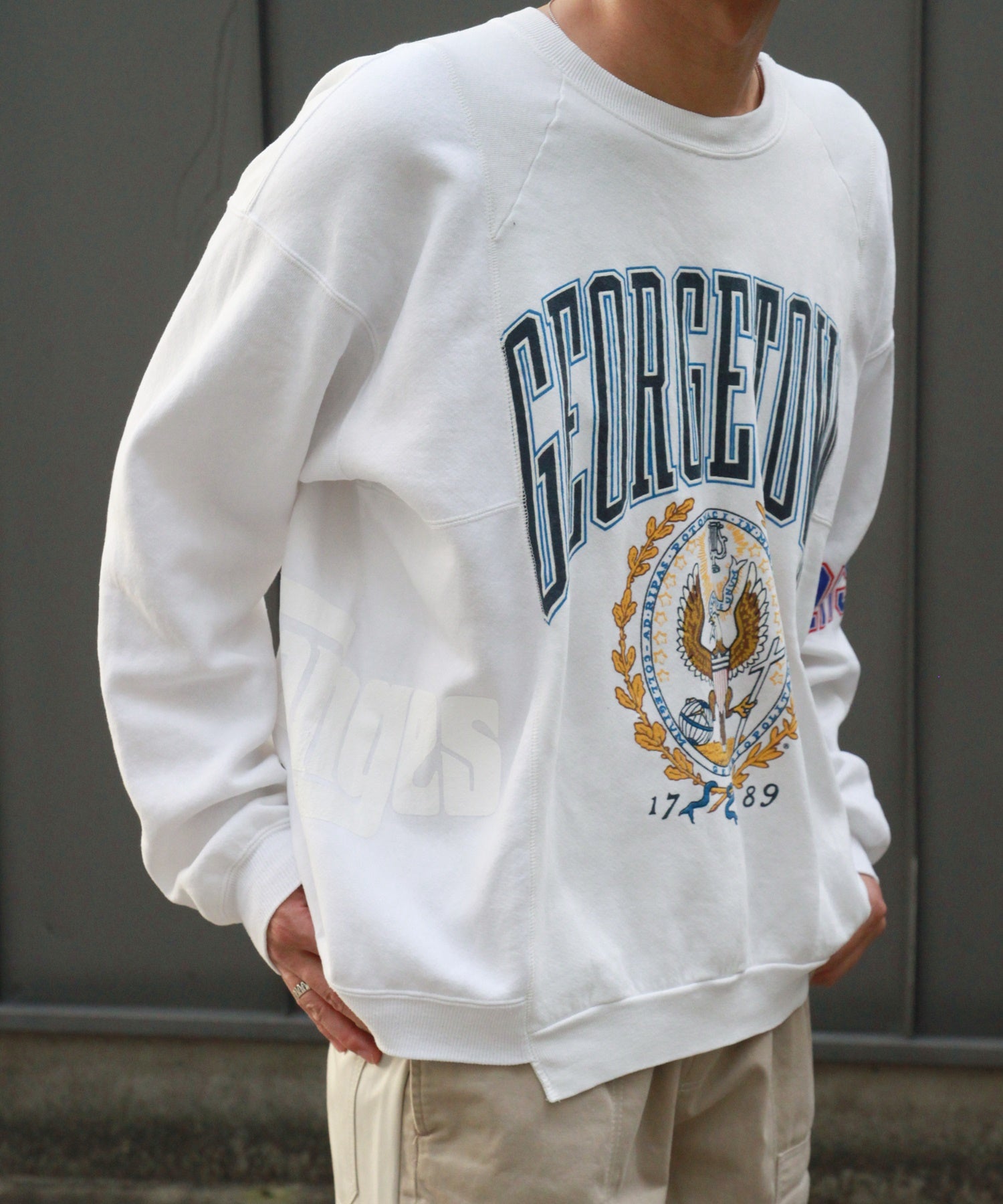 CHANGES チェンジーズ / PANEL CREWNECK SWEAT-02 リメイクスウェット スウェット – GARROT STORE