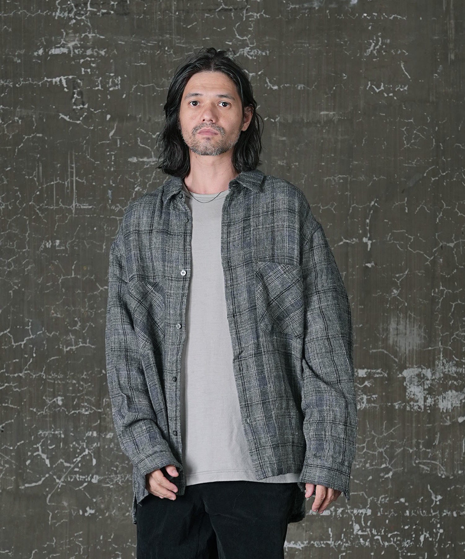 EGO TRIPPING エゴトリッピング / SLOPPY WOOLSHIRTS check スロッピーウールシャツチェック – GARROT STORE